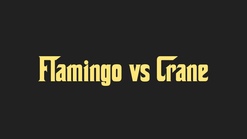 Flamingo vs Crane: Detailed Difference