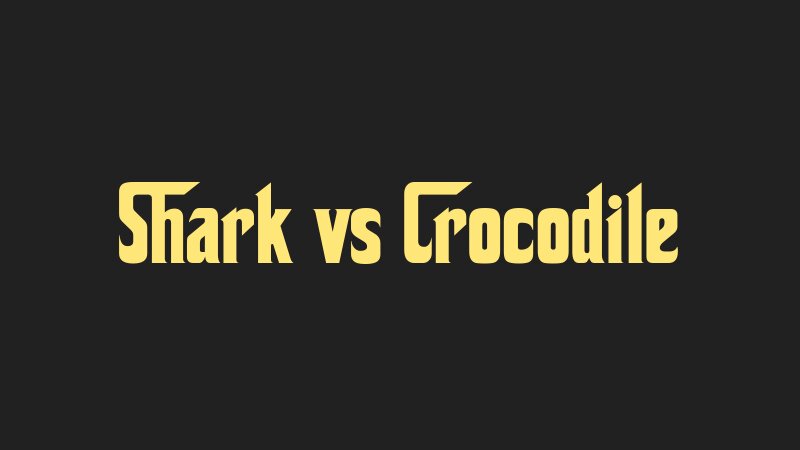 Shark vs Crocodile: Detailed Difference